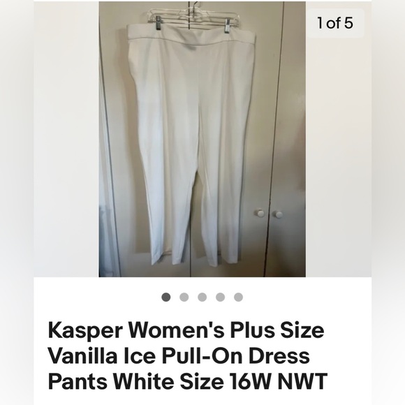 Kasper | Pants & Jumpsuits | Kasper Vanilla Ice Pull On Pants Size 6 | Poshmark